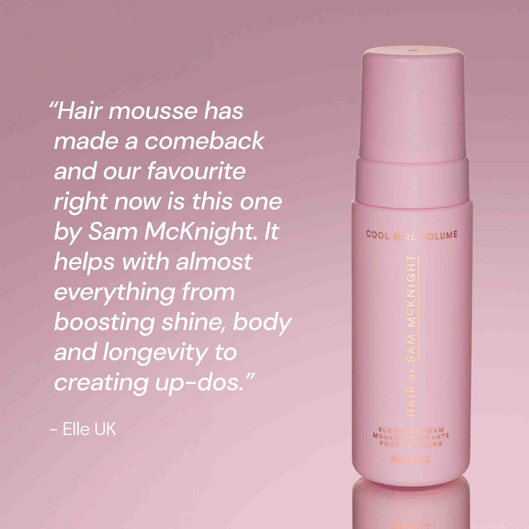 Volumising Blow Dry Mousse to Thicken Fine Hair – Hair by Sam McKnight