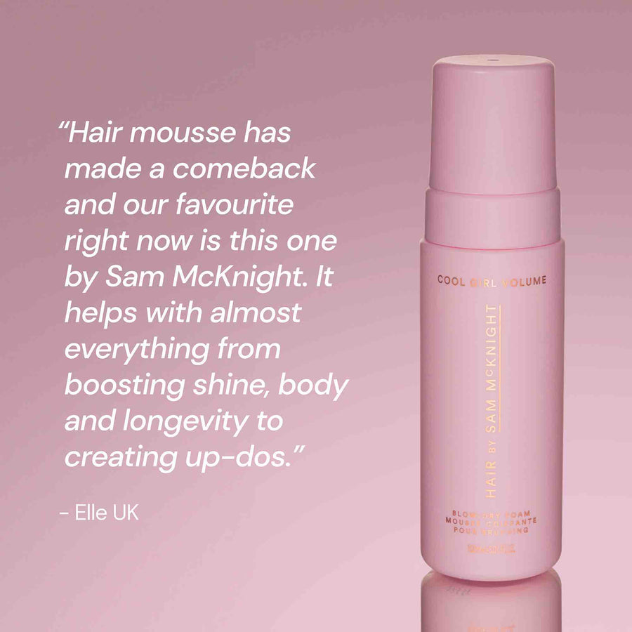 Volumising Blow Dry Mousse to Thicken Fine Hair – Hair by Sam McKnight